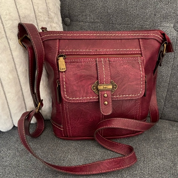 boc | Bags | Boc Pebbled Leather Crossbody Purse Bag | Poshmark
